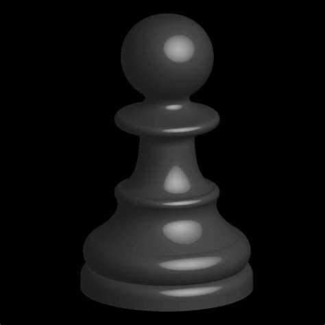 Пешка черная Png Шахматная школа Шахматное искусство