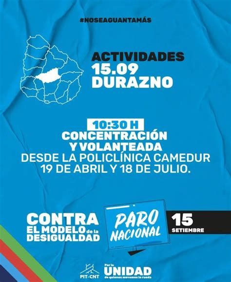 Masiva Convocatoria De Gremios Locales Al Paro General Que Incluye