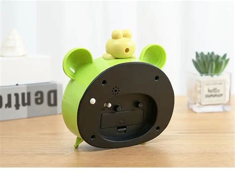 Frog Alarm Clock Bedside Desk Clock Bedroom Wake Up Alarm