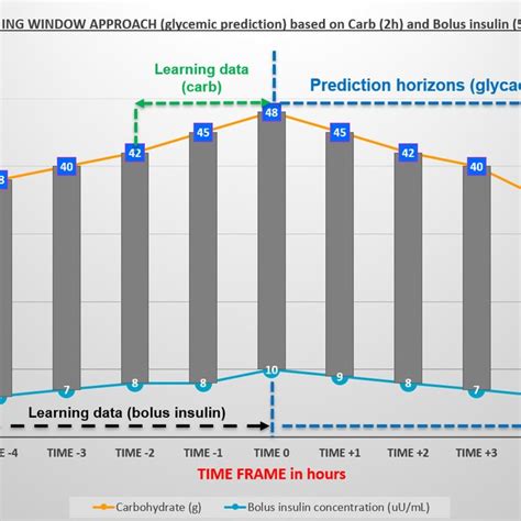 Sliding Window Approach For Time Series Carbohydrates And Insulin