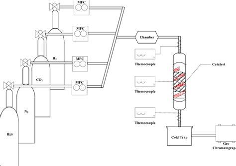 Configuration Diagram Of The Co2 Methanation Reaction Device Download Scientific Diagram