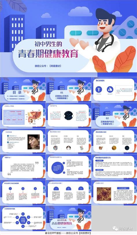 921期21套中小学性教育PPT男女青春期生理卫生课件防性侵自我保护 哔哩哔哩