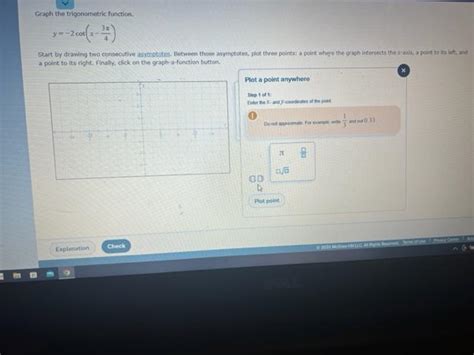 Solved Graph The Trigonometric