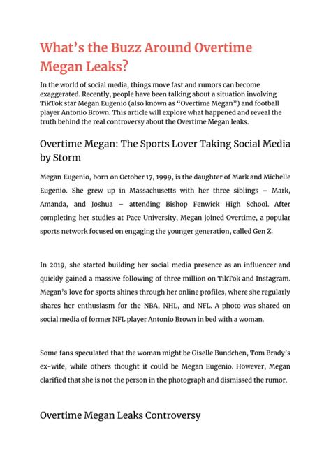 Overtime Megan Leak Pdf Pdf