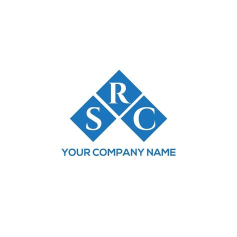 Src Letter Logo Design On White Background Src Creative Initials Letter Logo Concept Src