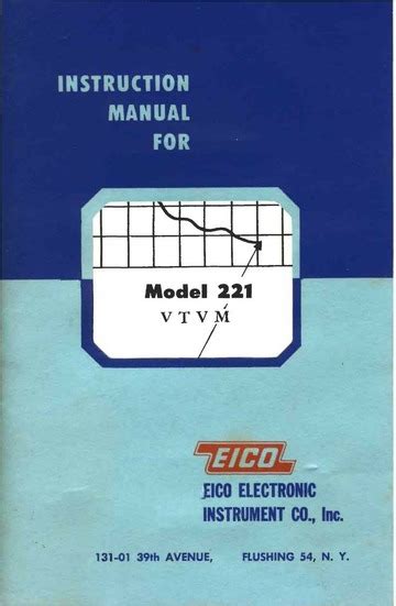 Eico Electrical Equipment Manuals Schematics Images Eico Free
