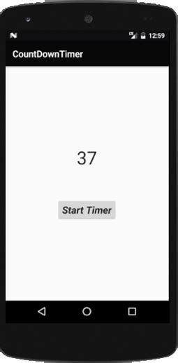 Countdowntimer Tutorial With Example In Android Studio Abhi Android