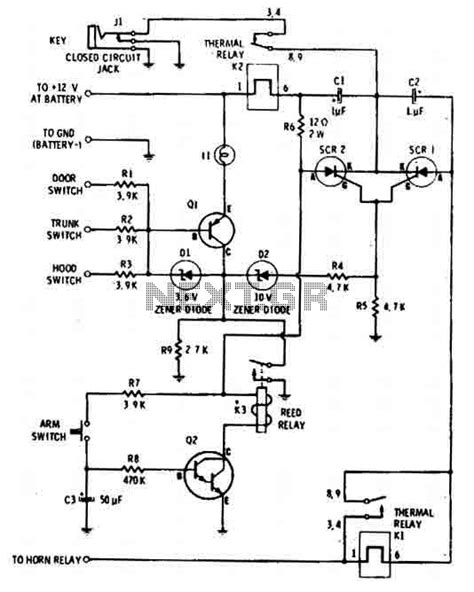 Car Reverse Alarm Circuit Diagram At Dennis Aguayo Blog