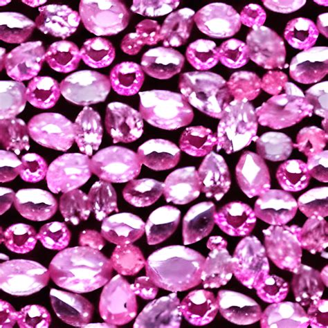Pink Gem Pattern · Creative Fabrica