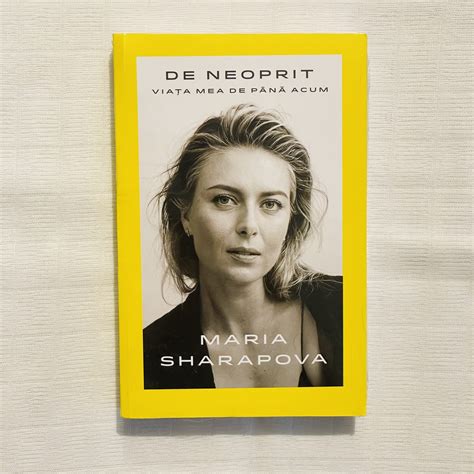 De Neoprit Maria Sharapova Romanian Books Usa