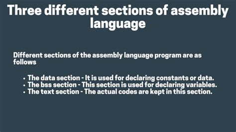 An Introduction To Assembly Language By Assembly Language Assignment