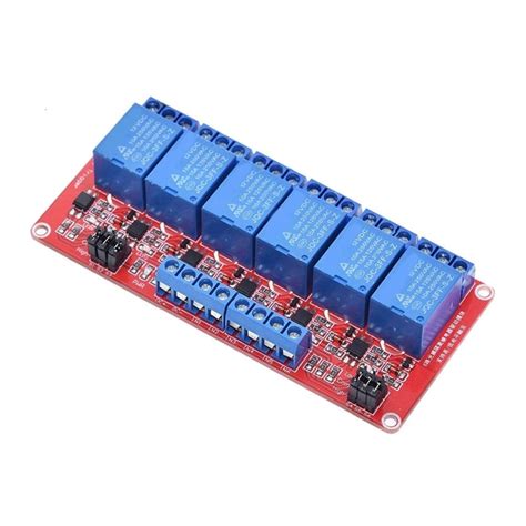 Modul De Comanda Cu 6 Relee La 5v Cu Optocuplor Pentru Arduino Emag Ro