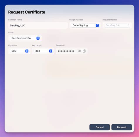 How To Apply For And Use Servbay Code Signing Certificates Servbay