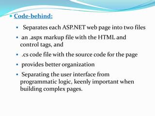 Introduction To Asp PPT