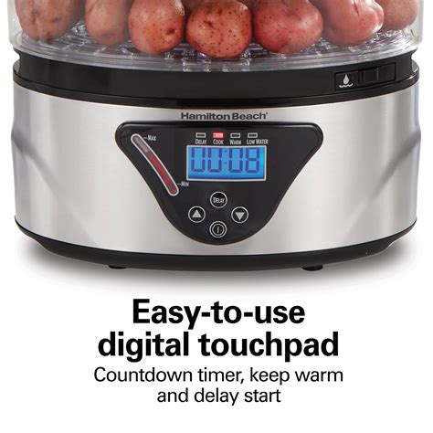 3 Tier Digital Food Steamer 37545