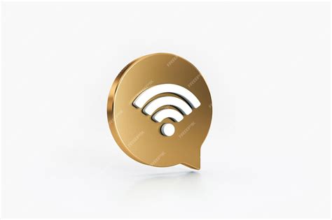 Premium Photo Website Wifi Icon Or Technology Wireless Internet