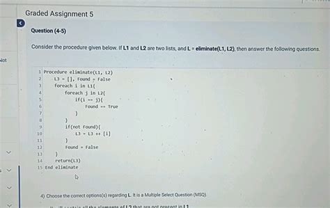 Graded Assignment Question Consider The Studyx