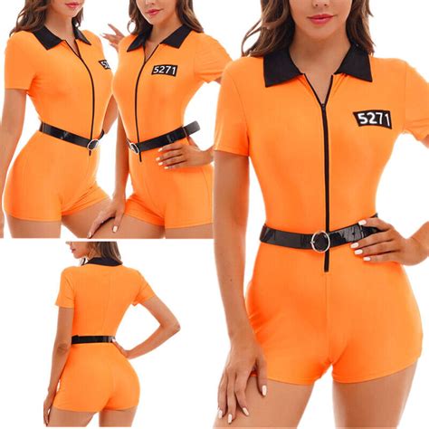Sexy Orange Prisoner Costumes