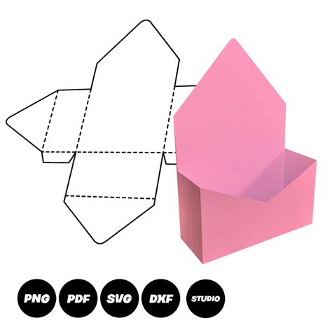 Molde Caixa Envelope Molde Limpo M0001 Molde Caixa Molde 242