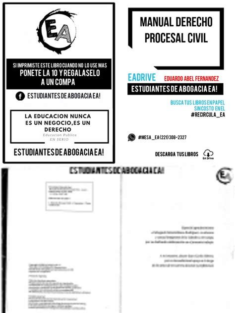 Manual De Derecho Procesal Civil Abel Fernández Descargar Gratis