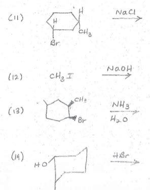 Solved Nach CII H CH₃ Br NaOH 12 CH₂ I SCH 13 NH3 H₂O Chegg