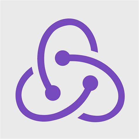 Redux Logo React JavaScript Library Purple Web Application Symbol State Management Icon