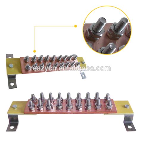 Low Voltage Electric Busbar Trunking System Electrical Busbar Connectors Copper Aluminum
