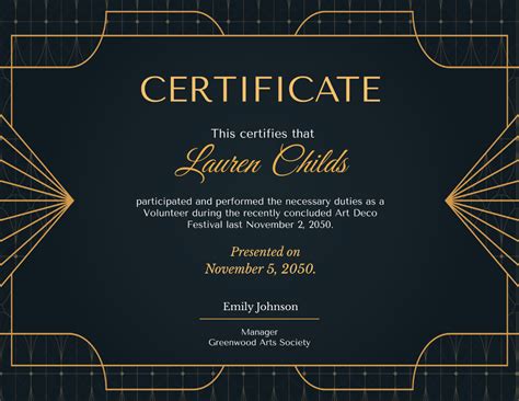 Free Editable Fun Art Certificate Template To Edit Online