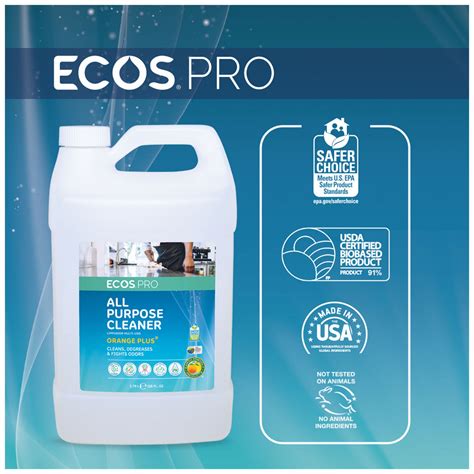 Ecos Pro Jug 1 Gal Container Size Cleanerdegreaser 800wm6pl9748