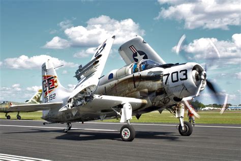 N65164 35152 Douglas EA 1F Skyraider Seen Here At Wittma Flickr