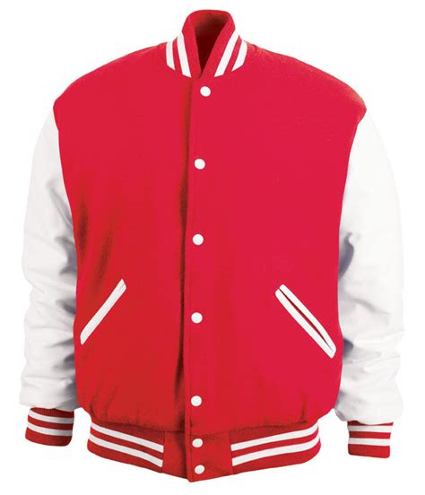 Red And White Letterman Jacket Build Your Jacket