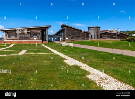 England Isle Of Wight Exterior View Of Brading Roman Villa Complex