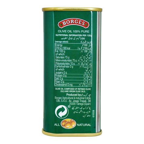 Purchase Borges Pure Olive Massage Oil Tin 100ml Online At Best Price