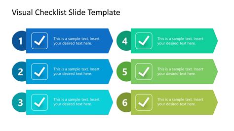 Free Visual Checklist PowerPoint Template & Google Slides