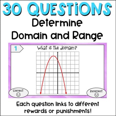 determining domain and range of graphs practice game by algebra star