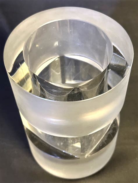 Proantic Rosenthal Spectacular Modernist Crystal Vase Signed