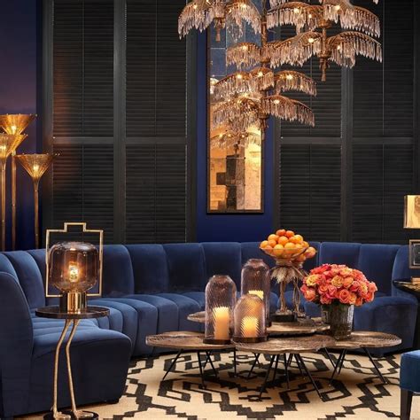 Beds Solution Blue Plush Corner Sofa And Couches Beds Solution
