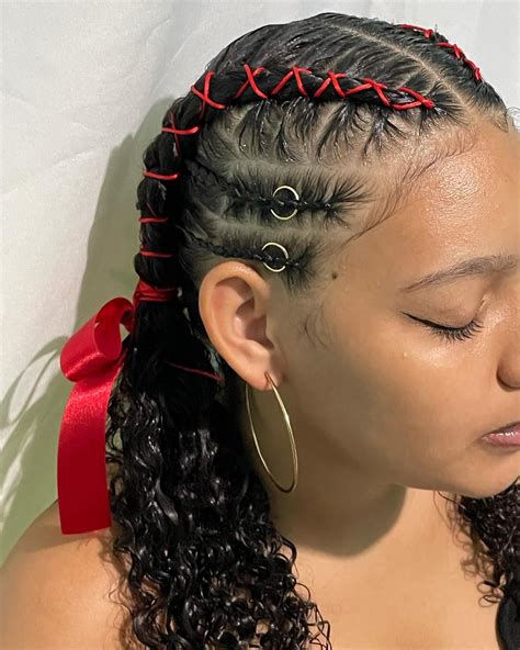 𝒜𝓃𝒹𝓎𝓁𝓁𝒶 𝑀𝒾𝓈𝒶𝑒𝓁𝑒 on Instagram Boxeadora nagô lateral e cachos