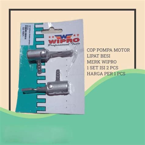 Jual Wipro Cop Pompa Ban Lipat Besi Kepala Cop Pompa Sepeda Motor Shopee Indonesia