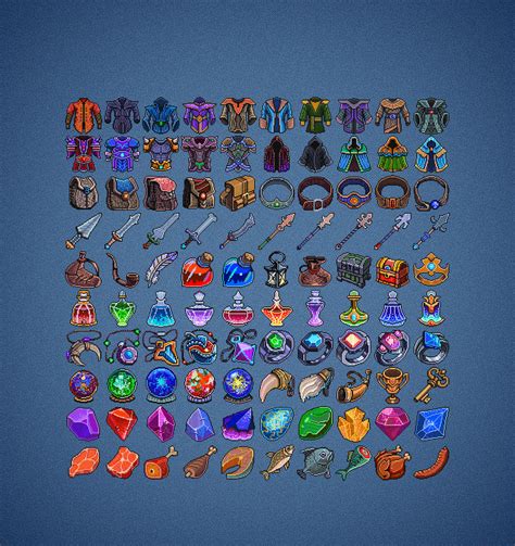 RPG Inventory Icons V 2 By Erkmen Artworks