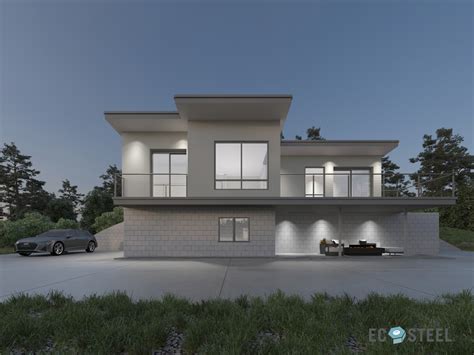 San Diego Microhomeadu Ecosteel Iconic Steel Building Systems