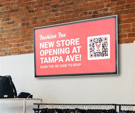qr codes on digital signage qr code generator