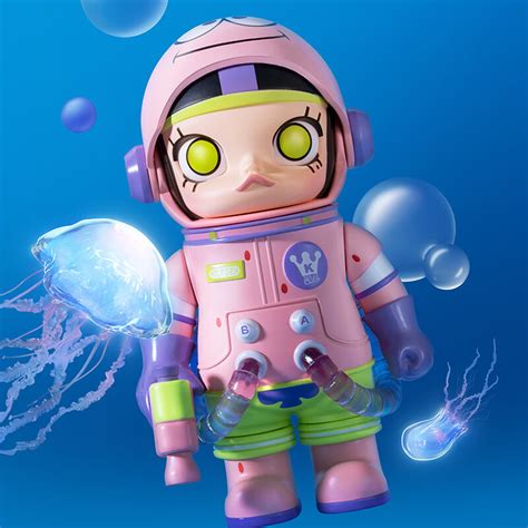 Pop Mart泡泡玛特 Mega珍藏系列100space Molly盲盒玩具生日礼物 单盒（随机发 拍9个非整盒）