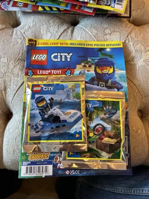 LEGO CITY MAGAZIN Ausgabe 53 Polizeiboot Entdecker Mit Schatz