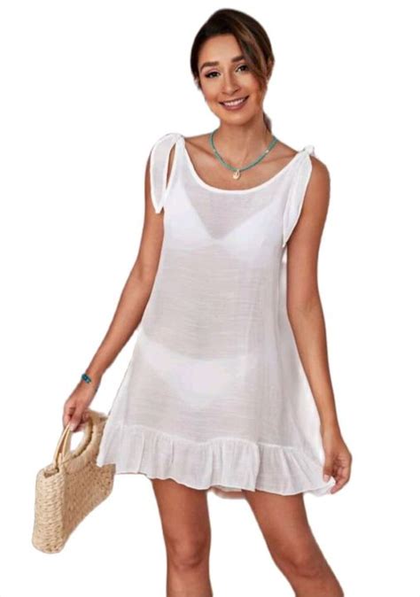 Shein Solid Sheer Cover Up Lazada Ph