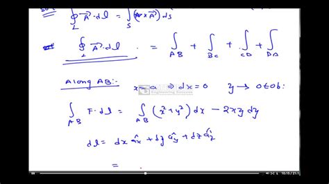 Electromagnetics 08 Curl Of A Vector And Stoke S Theorem Youtube