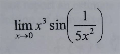 Solved Lim X Rightarrow X Sin Chegg