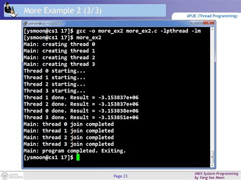 Linuxunix Programming Apue Thread Programming Ppt Download