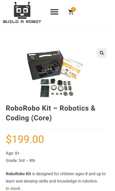 Robo Robo Kit Robotics Coding Core Edition Hobbies Toys Toys