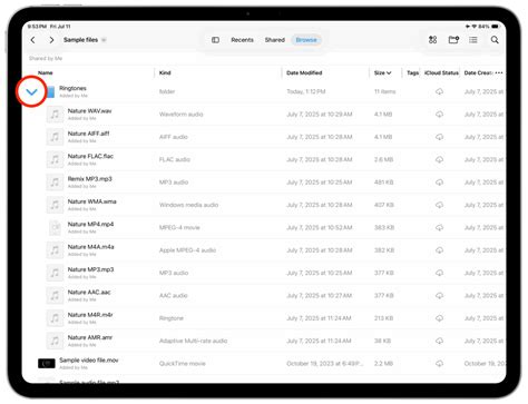 How To Add Resize And Arrange Columns In Apple Files App